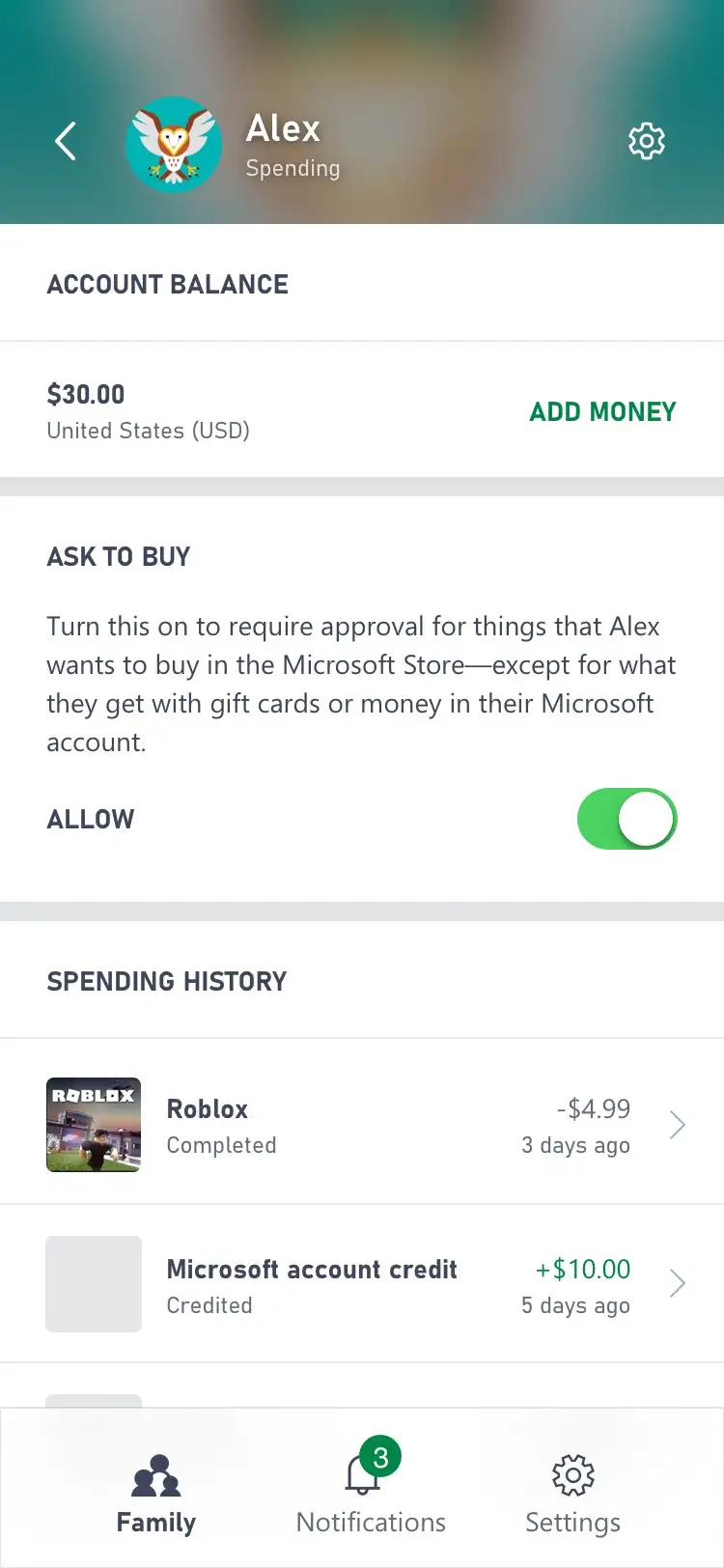 Xbox Added New Settings to Manage Children’s Spending in Xbox Family ...
