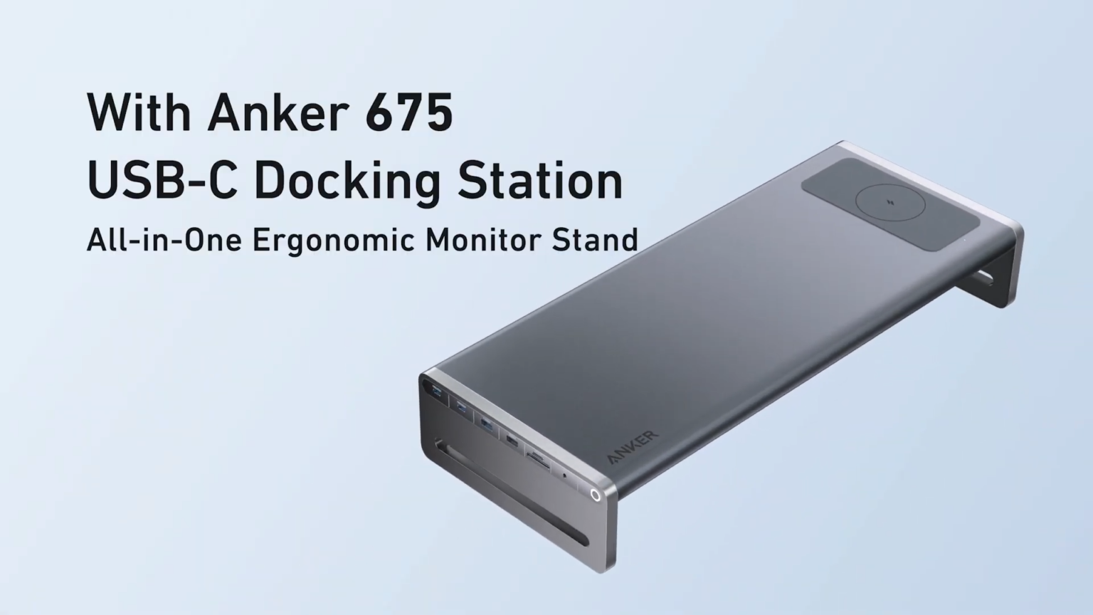 Anker's new USB-C Docking Station and Monitor Stand is now available