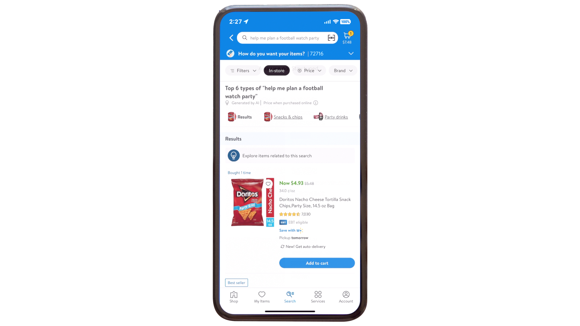 Walmart wants to be your personal grocery genie with AI