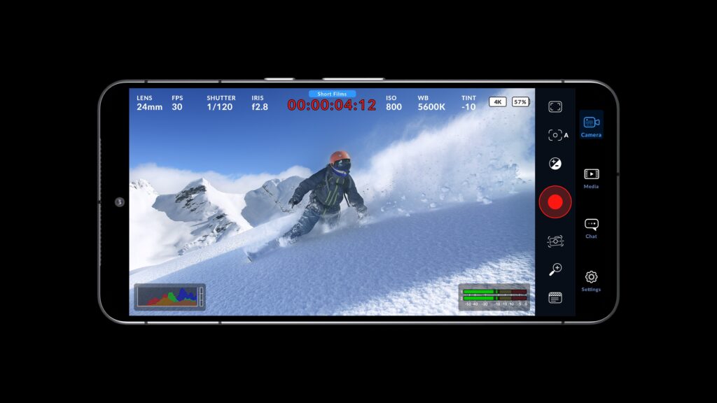 Blackmagic camera app now supports Android tablets & multi-device control