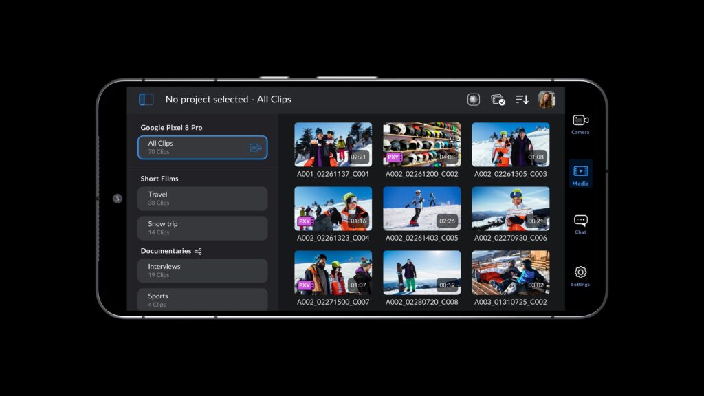 Blackmagic camera app now supports Android tablets & multi-device control