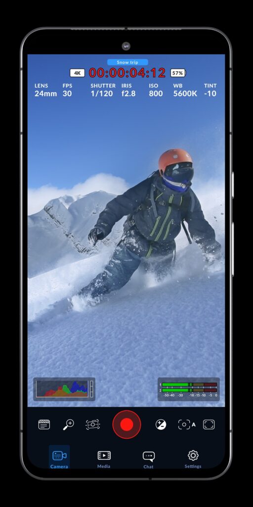 Blackmagic camera app now supports Android tablets & multi-device control